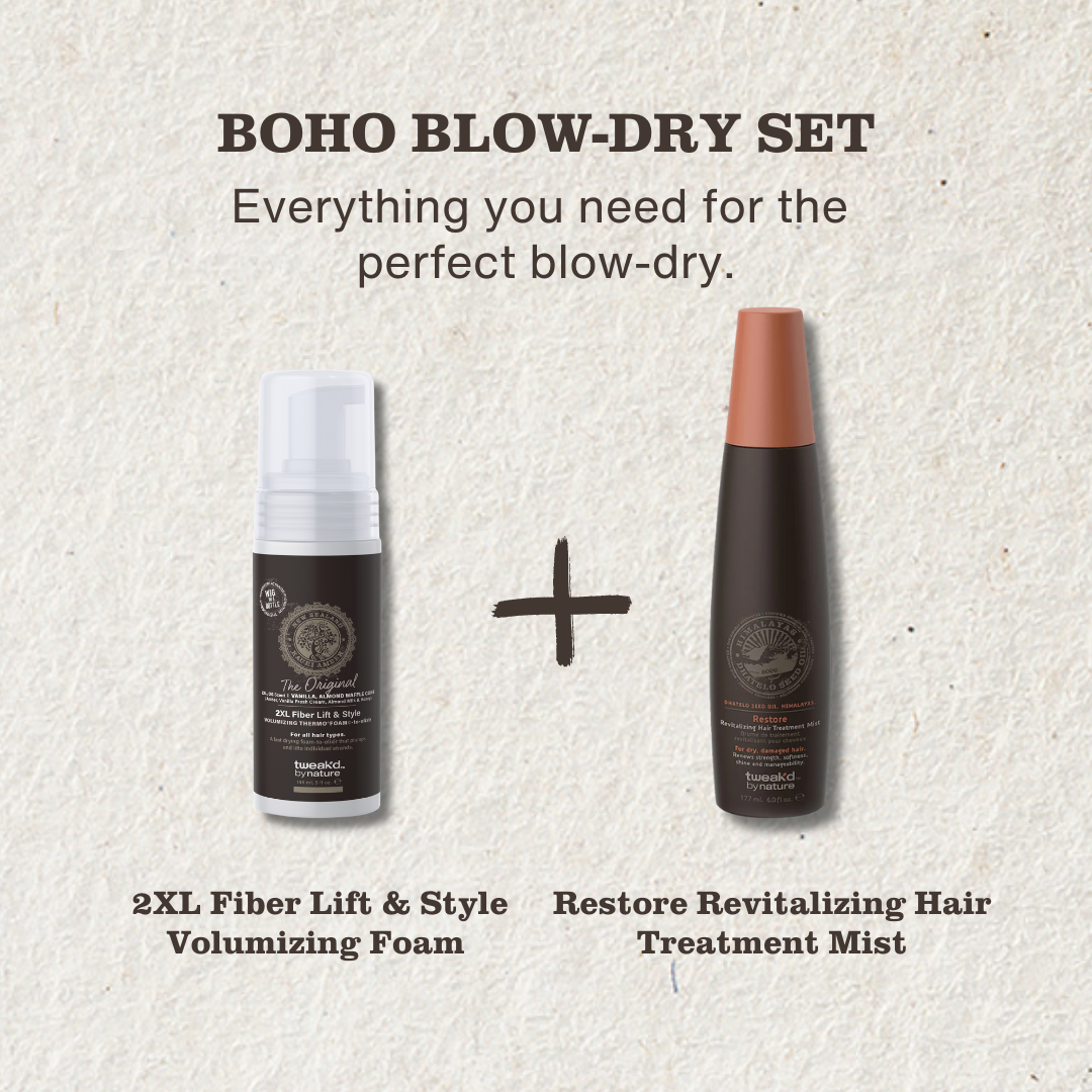 Get the Look: Boho Blow-Dry Set – Tweak'd by Nature